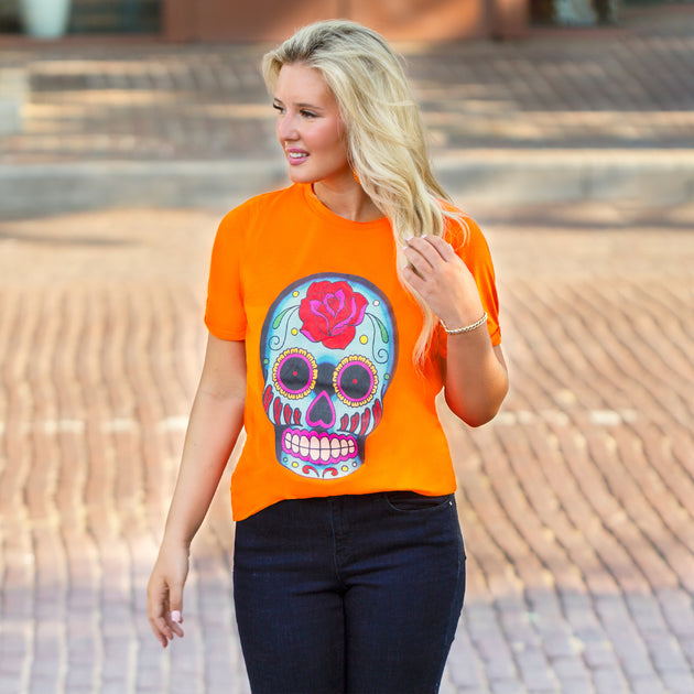 10901 Sugar Skull T Shirt Your Fashion Wholesale